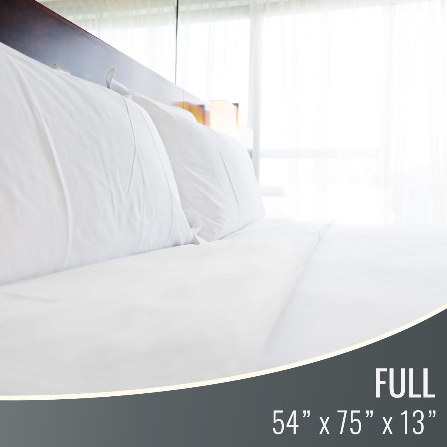 Mattress Cover Waterproof Anti-Allergen Zippered Bed Bug Protector ...