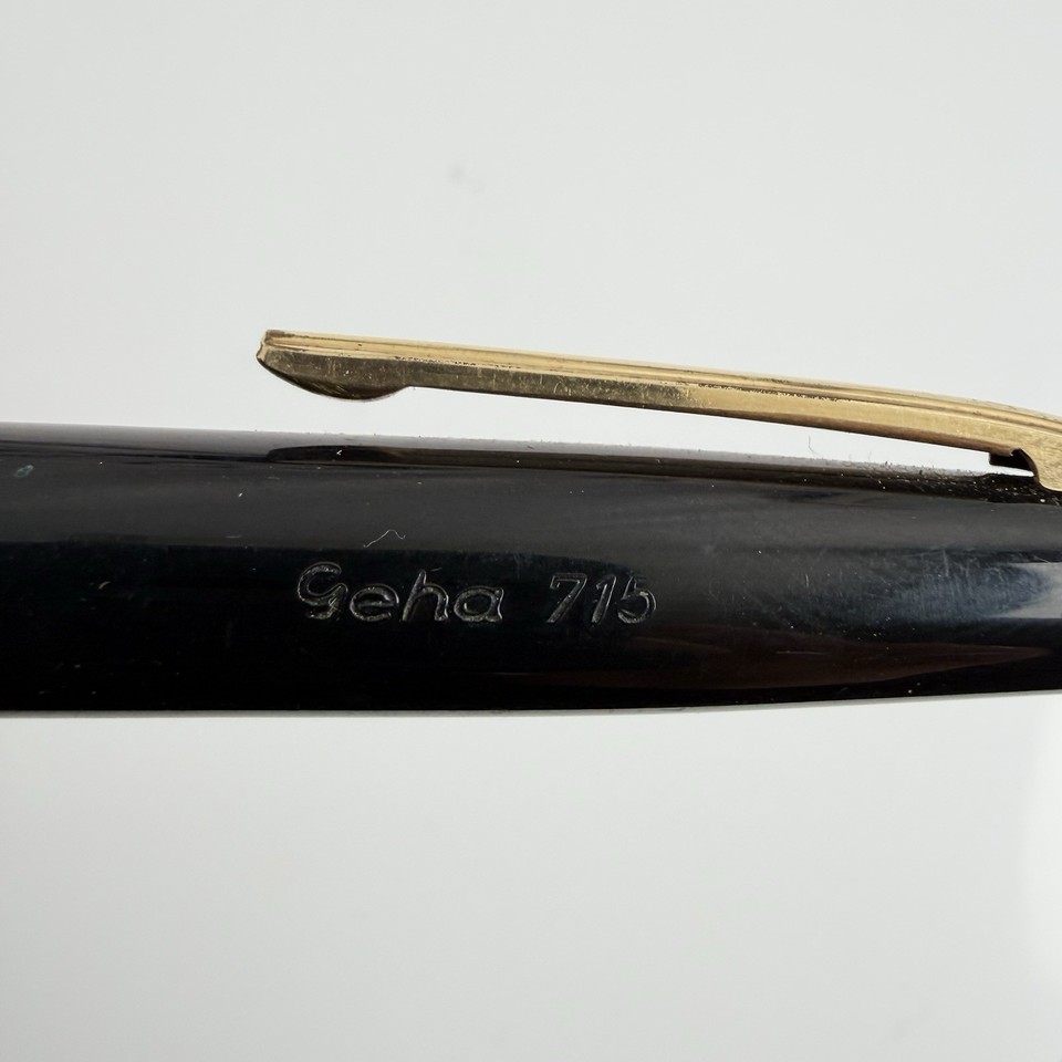Geha 715 Füllfederhalter Schwarz – Vintage – Made in Germany ...