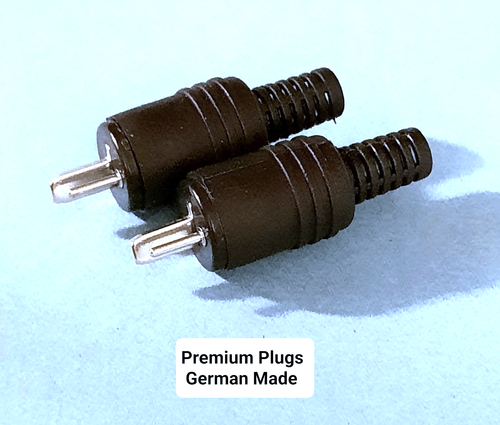 German Made 2-Pin Din Speaker Plugs Male Connectors B&O GRUNDIG Screw ...