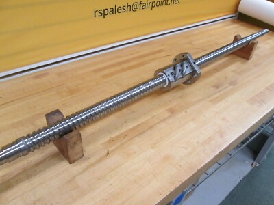 DMG MORI Z AXIS PRECISION GROUND BALL SCREW 40mm THREAD DIAM. .500 LEAD ...