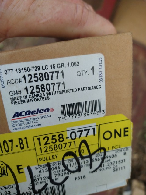 Accessory Drive Belt Idler Pulley ACDelco GM Original Equipment ...