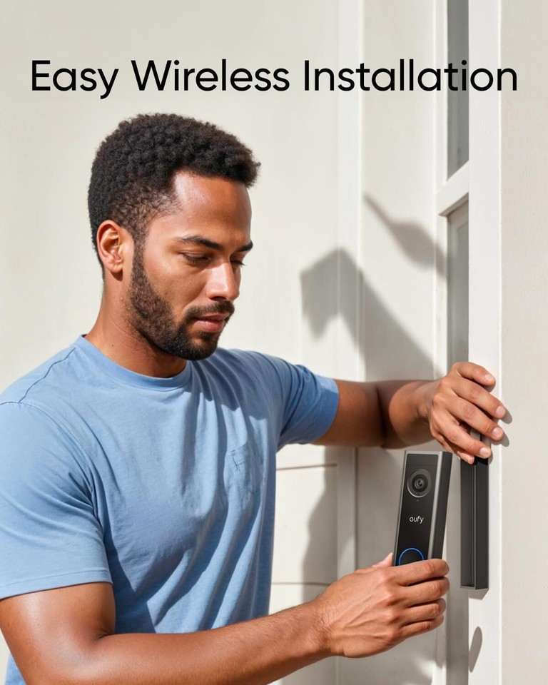 Eufy Security Video Doorbell Camera Wireless C30 Live Video Call 2K ...