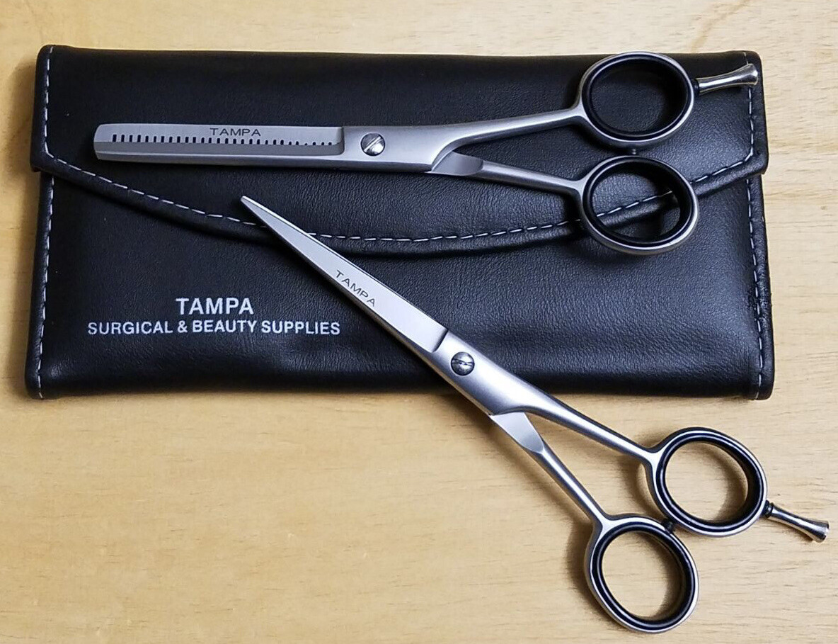 6" Professional Hair Cutting Japanese Scissors Thinning Barber Shears ...