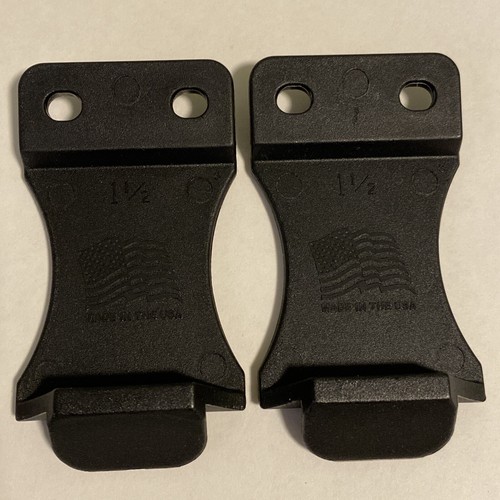2 Kydex IWB Holster Belt Clip 1.5 inch No Hardware Screw Kit FOMI USA ...