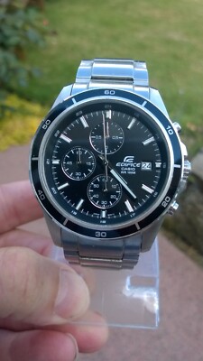 Casio Edifice Mens Diver Style Chronograph Quartz Watch EFR-526 | eBay UK