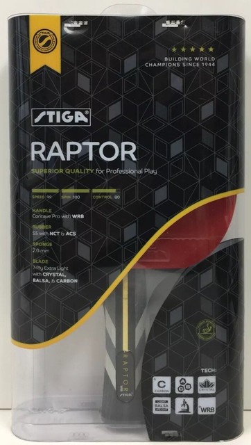STIGA Raptor Professional Table Tennis Racket Paddle 2019 for sale ...