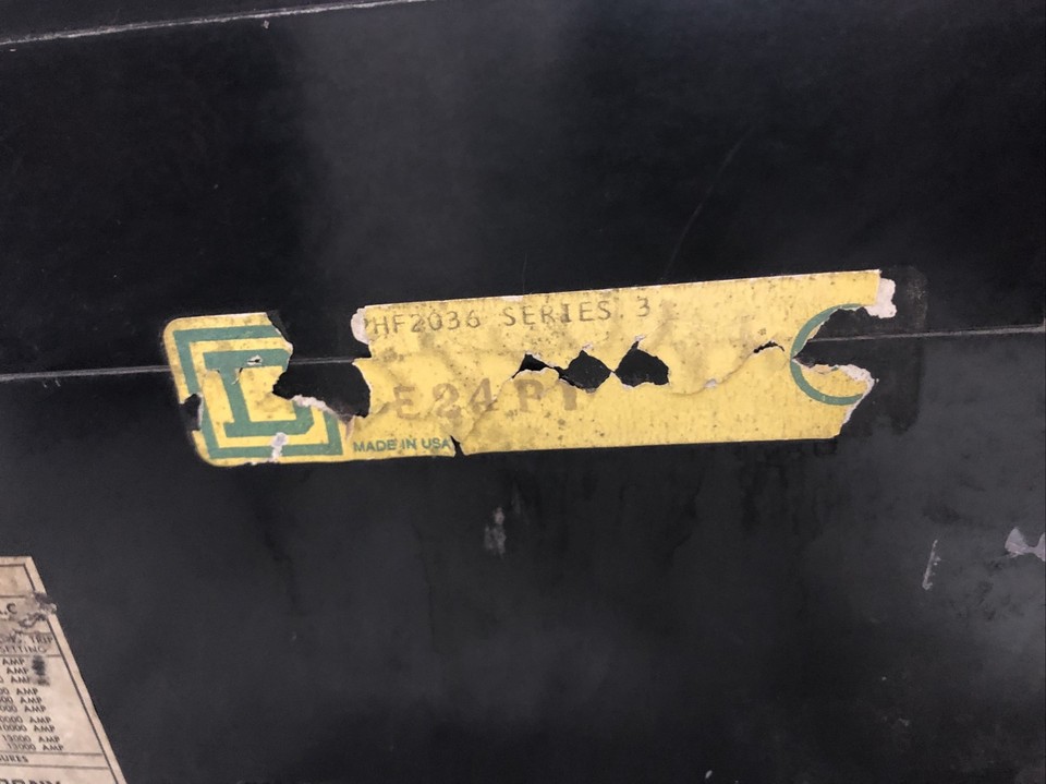 Square D PHF2036 2000 Amp w/ 1200 Amp Trip | eBay