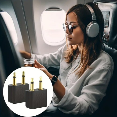 Headphones Socket 3.5mm Jack Airplane Earphones Socket Plug Convertor ...