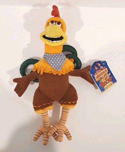 Vtg Playmates Chicken Run Plush Lot Fowler Ginger Rocky Set Dreamworks ...
