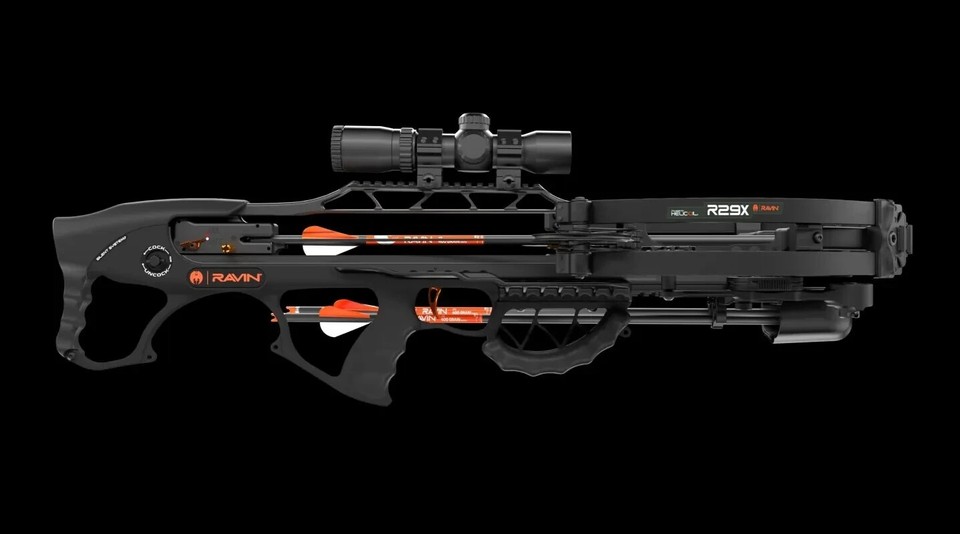 Ravin R29X Crossbow Hunt Ready Package/Silent Cocking-Black-Authorized ...
