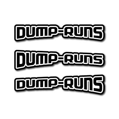 Dump Runs Decals Car Wrap graphics dump shop truck fenders tailgate ...