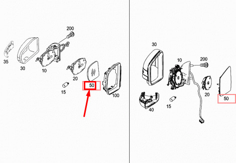 MERCEDES-BENZ GL-Class Glass Left A1668100119 for sale online | eBay