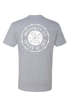 NEW InkAddict MENS PHYSICALLY FIT WIRED Tee Shirt GREY SMALL-4XLARGE ...