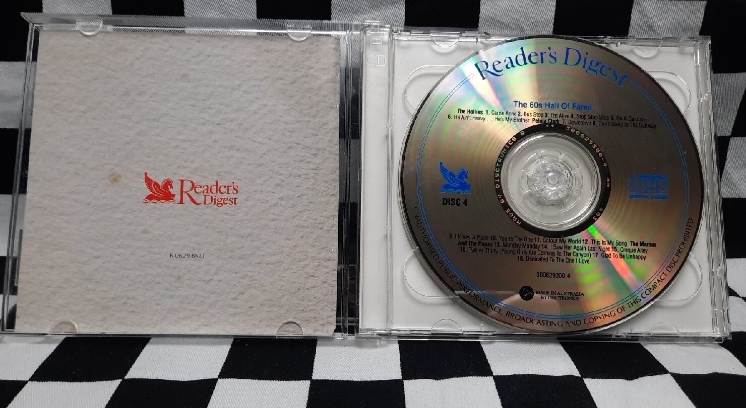 The 60's Hall Of Fame - FatBox Disc - 2 CD'S with 36 Classic Tracks HTF ...