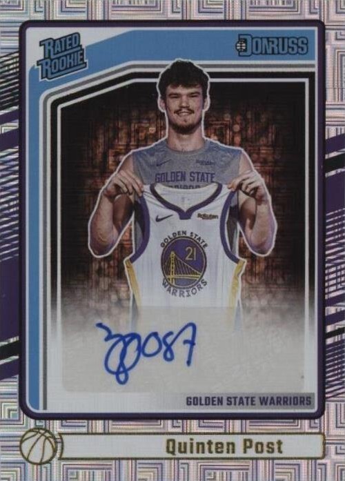 2024-25 Panini Donruss - Rated Rookie Signatures Quinten Post #298 ...