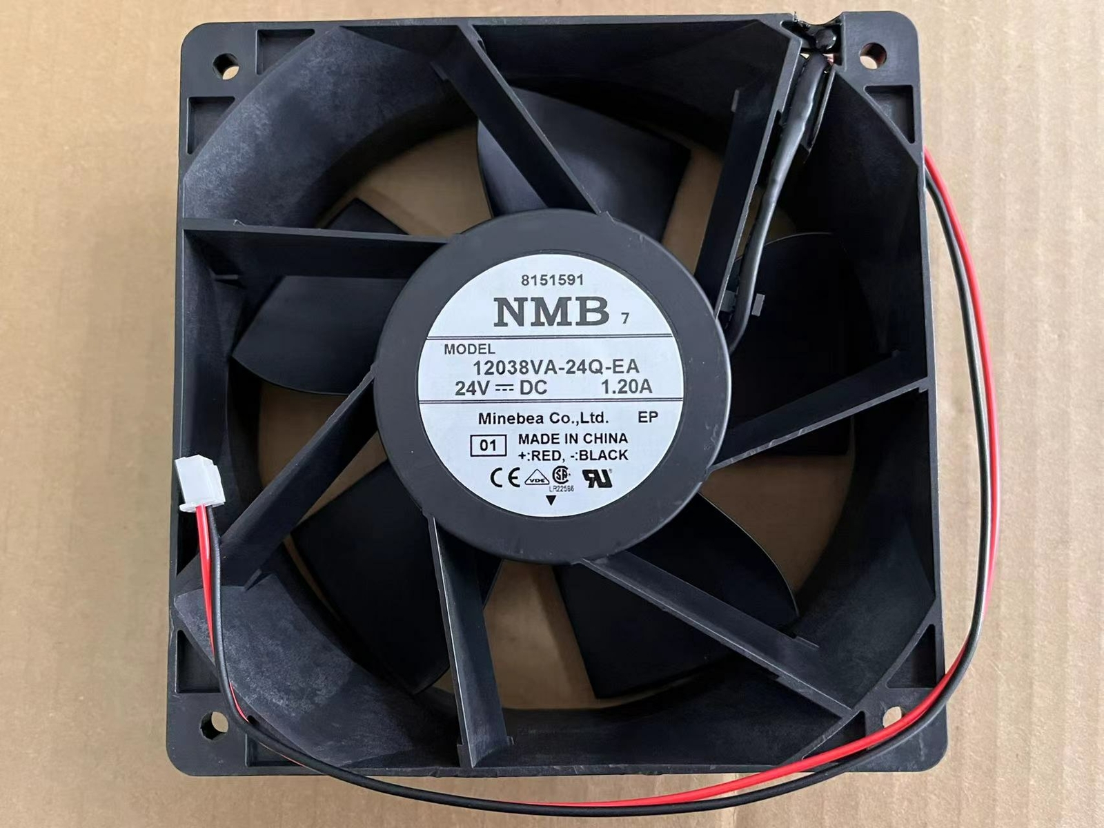 1PC NMB 12038VA-24Q-EA 24V 1.20A 12CM 12038 2-wire cooling fan | eBay
