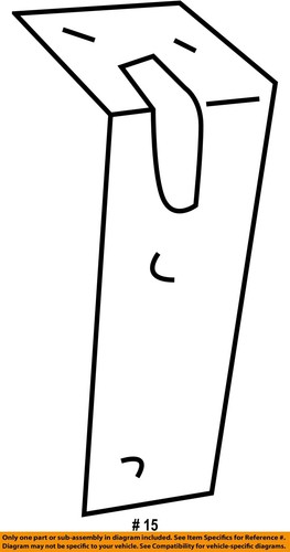 MERCEDES OEM 06-10 R350 Front Bumper-Energy Absorber Clip 0009911270 | eBay