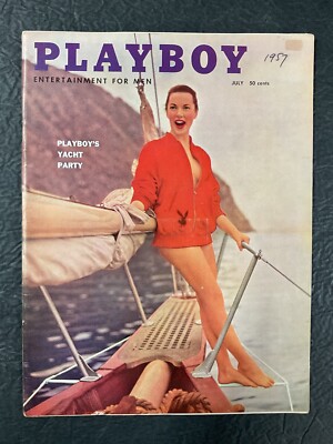 Playboy Magazine July 1957 Jean Jani Centerfold Intact Solid Condition ...