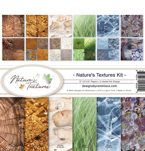 Reminisce Collection Kit 12"X12"-Nature's Textures 840310202400| eBay