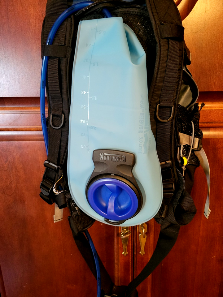 Camelbak Transalp Backpack Hiking Camping Travel Pack w 3L 100 oz ...