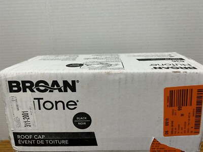 Broan-NuTone Roof Cap - Black (636) New In Box | eBay