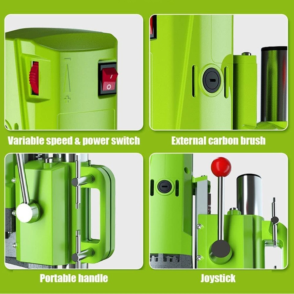 710W Rotary Pillar Drill 5 Speed Press Drilling Bench Press Tool Stand ...