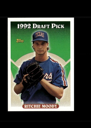 Ritchie Moody DPK, RC : 1993 Topps MLB Baseball Card #438 : Texas ...