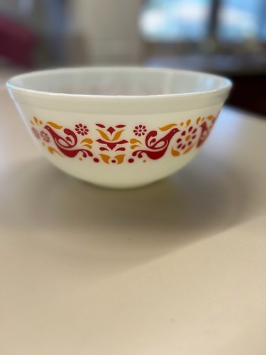 Pyrex vintage friendship red bird pattern 2.5 quarts | eBay