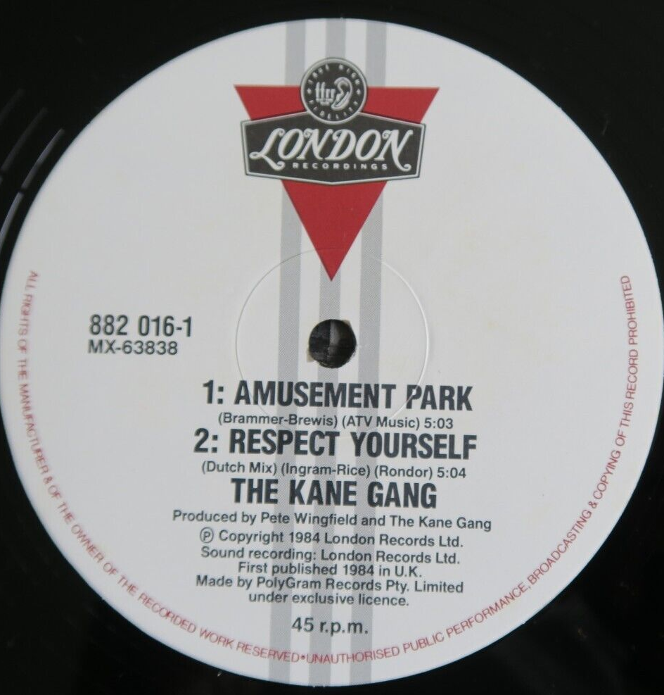 The Kane Gang Respect Yourself Australia pressing 12'' vinyl single ...