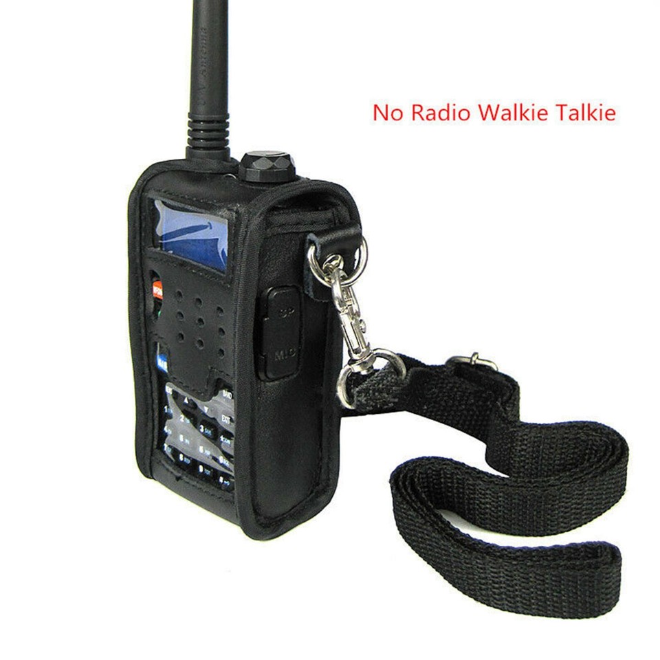 Durable Radio Leather Case Shell Bag For Baofeng UV-5R UV-5R+Plus UV ...