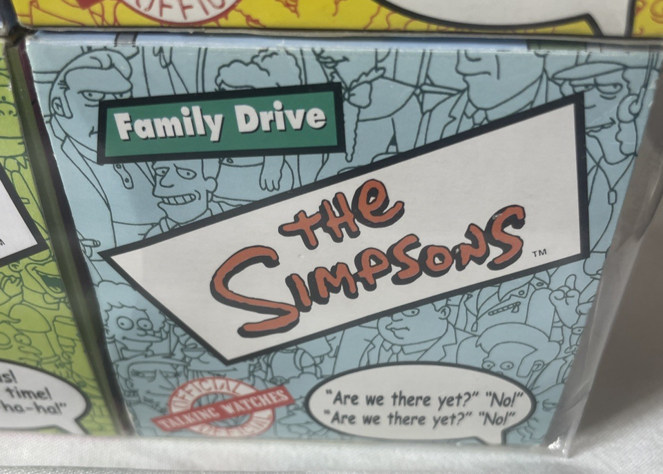Bundle: The Simpsons Burger King Talking Watches (2002) – Lot of 4, New ...