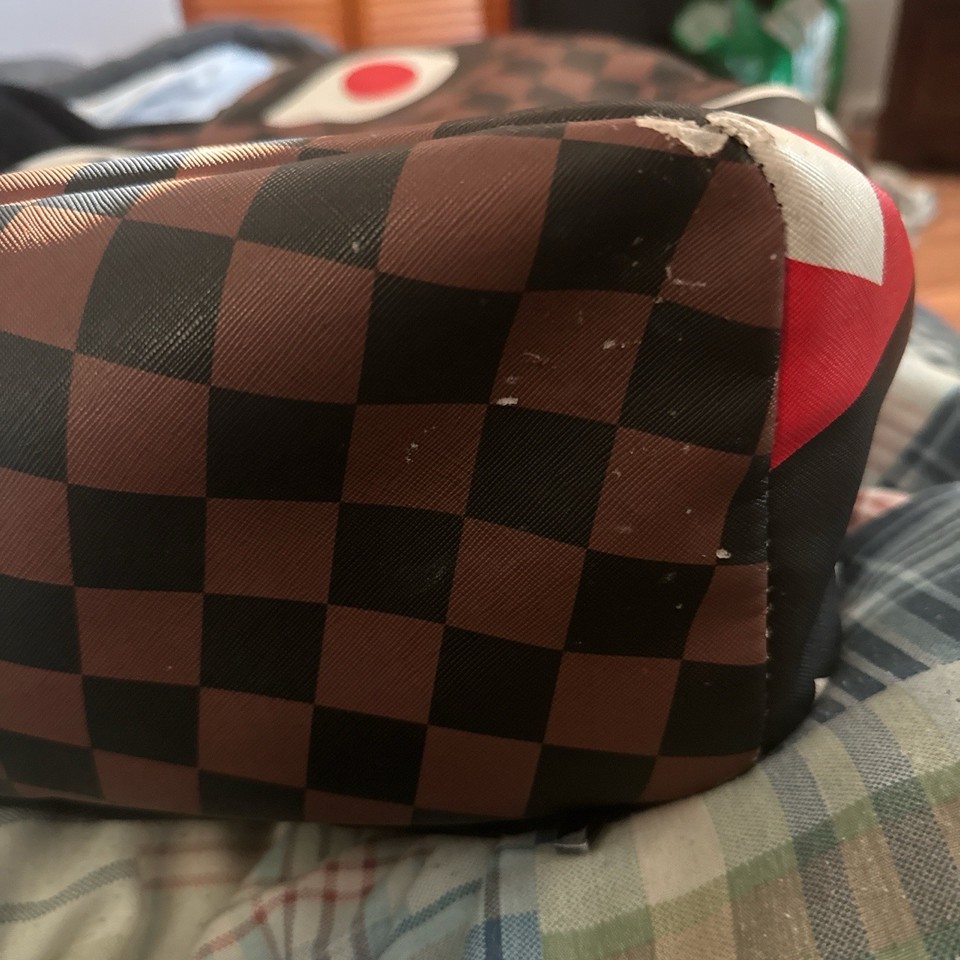 Sprayground Backpack orange and red shark | eBay