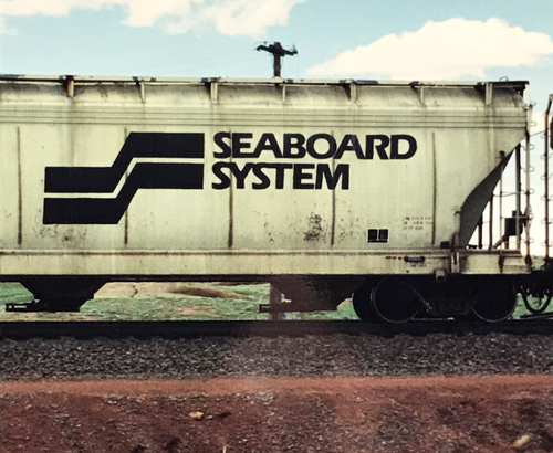 Seaboard System Railroad SBD CSXT Hopper Railcar #248671 Color Snapshot Photo | eBay