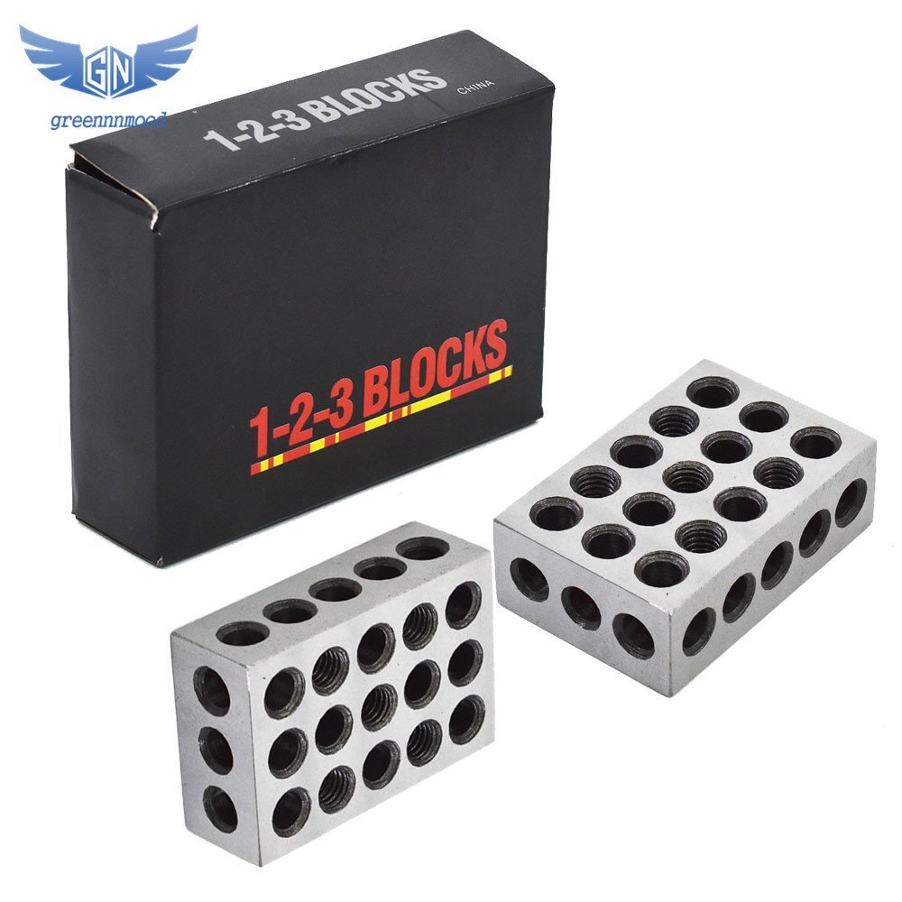 10 Matched Pair Ultra Precision 1-2-3 Blocks 23 Holes .0002" Machinist ...