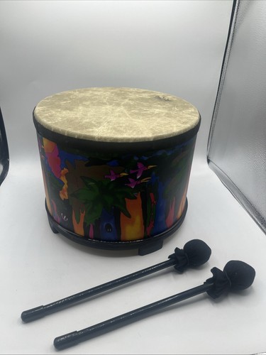 REMO Kids Percussion ~ Rainforest Jungle Theme ~ 10" Floor Tom Drum | eBay