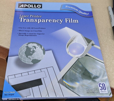Transparency Film - Laser Jet