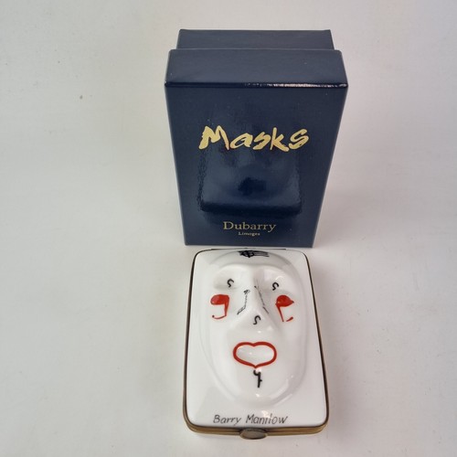 Barry Manilow Masks Dubarry Limoges Limited Edition Trinket Box COA | eBay