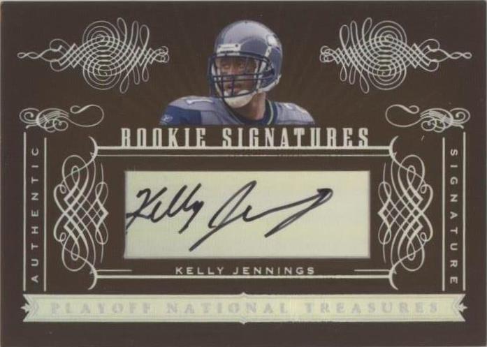 2006 Playoff National Treasures - Rookie Signatures Kelly Jennings #171 ...