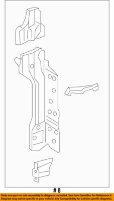 53203-47901 Toyota Support sub-assy, radiator, lh 5320347901, New ...