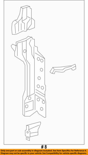 53203-47901 Toyota Support sub-assy, radiator, lh 5320347901, New ...