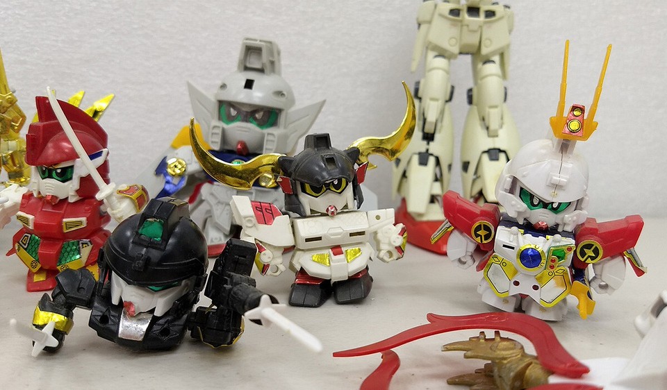 BANDAI SD Gundam Sangokuden Brave Battle Warriors Model Kit Lot ...