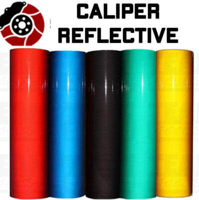 BRAKE CALIPER Premium Quality Reflective Heat Resistant Flexible Vinyl ...