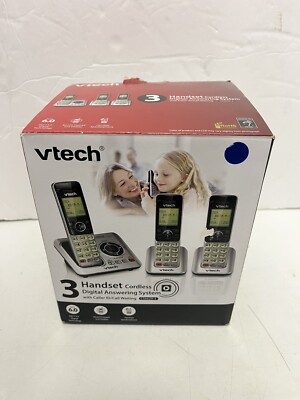 Cordless Digital Phone Answering System Speakerphone With Caller Id 3 ...