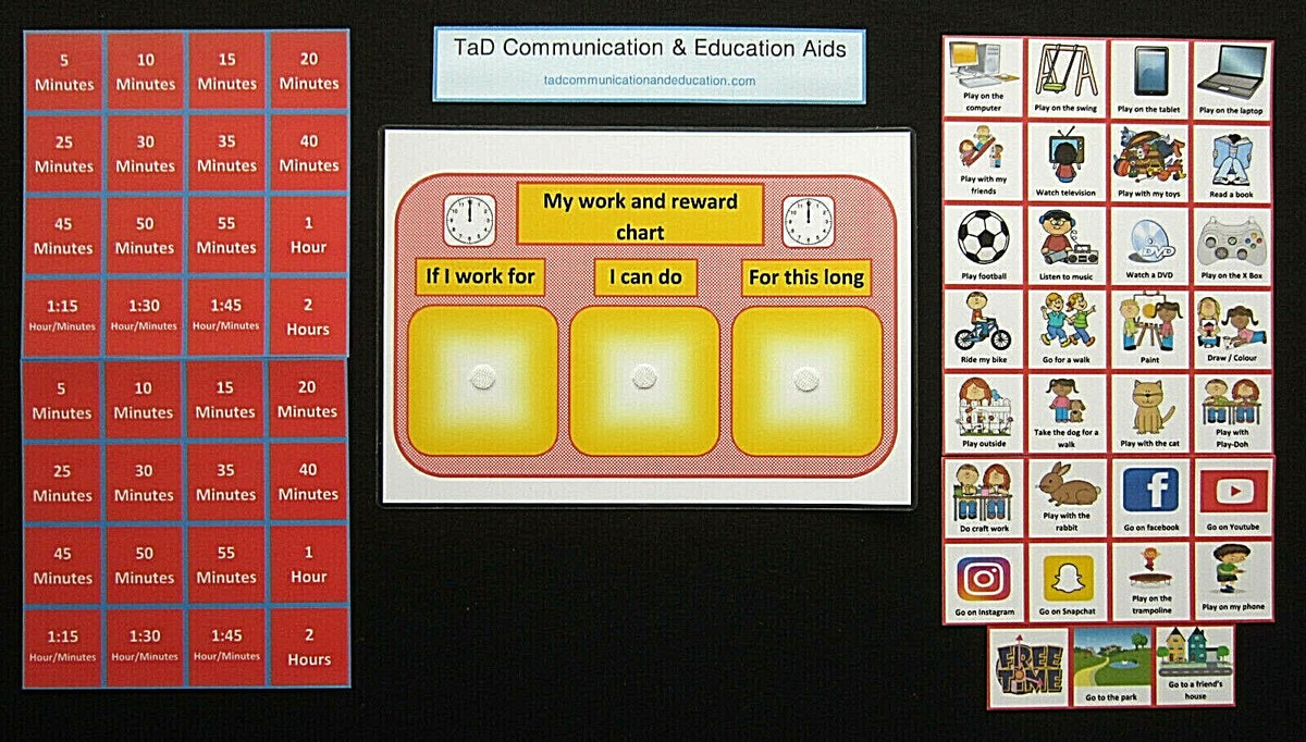 Visual Schedule For Kids REWARD Motivational Car Chart - Visual ...