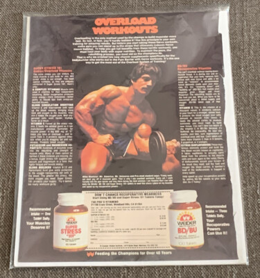 Mike Mentzer HEAVY DUTY Overload Products Ad Photo From Bodybuilding ...