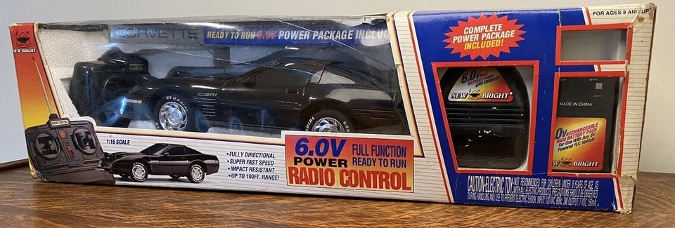 1995 New Bright Corvette ZR1 Power Radio Power Control RC Car Wireless ...