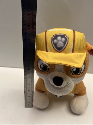 Cute Paw Patrol Rubble Bulldog Soft Toy 9” Plush | eBay