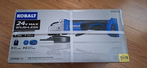 Kobalt 5-in 24-volt Paddle Switch Brushless Cordless Angle grinder | eBay