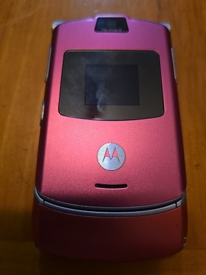 Motorola RAZR V3 - Pink Flip Phone | eBay