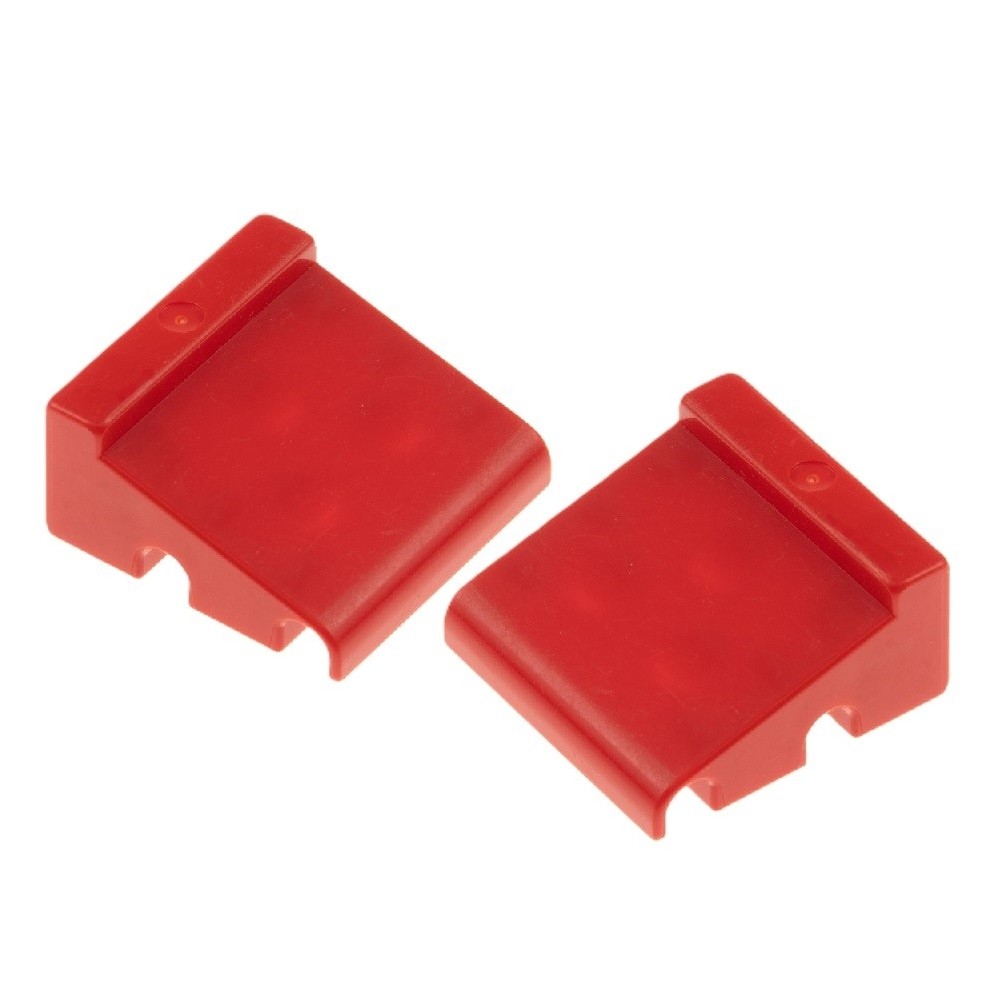2x LEGO Duplo Hose Holder 1x2x1 2/3 Red Angled Panel Fire Brigade ...